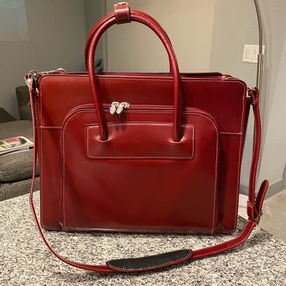 Mcklein | Bags | Mcklein Lake Forest Leather Ladies Laptop Briefcase In ...